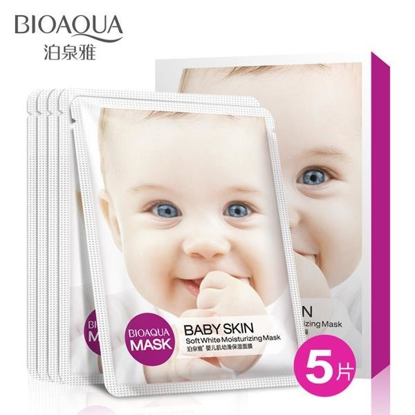 Bioaqua Maska Baby Skin Soft White Moisturizing Mask | Azjatyckie ...