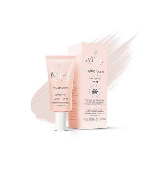 MIYA myBBcream Lekki Krem BB SPF30 cera bardzo jasna 40ml | Makijaż ...