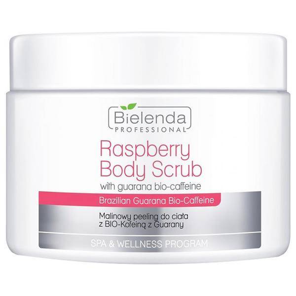 Raspberry Body Scrub malinowy peeling do ciała z bio-kofeiną z guarany ...